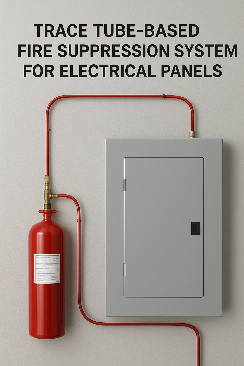 UL/CE Tube-Based Fire Suppression System for Electrical Panels