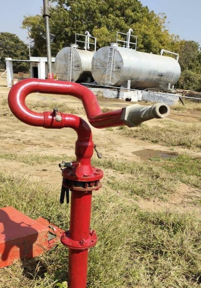 Foam Monitor System Installation – Oil & Gas, Warehouse Safety